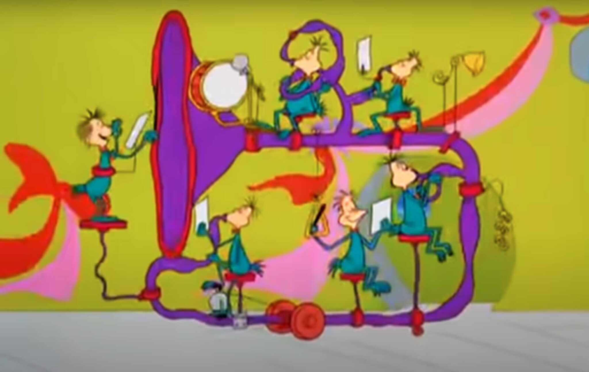 The Toys And Musical Instruments from How the Grinch Stole Christmas