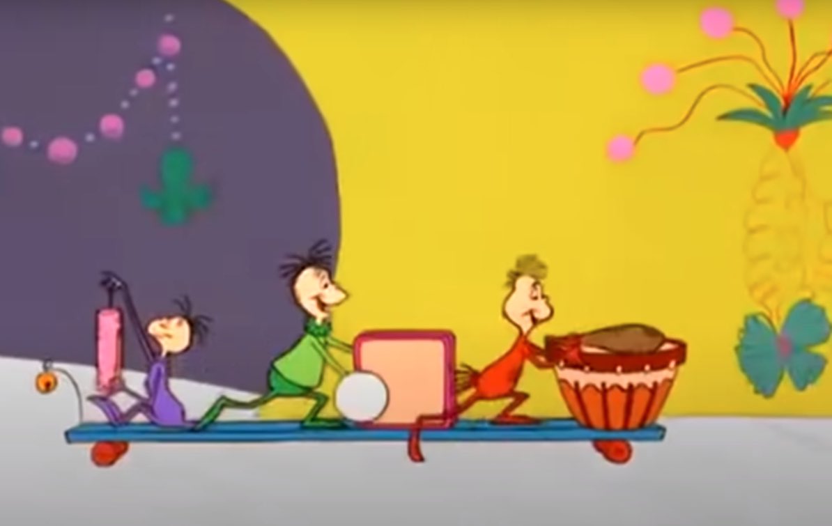 The Toys And Musical Instruments from How the Grinch Stole Christmas